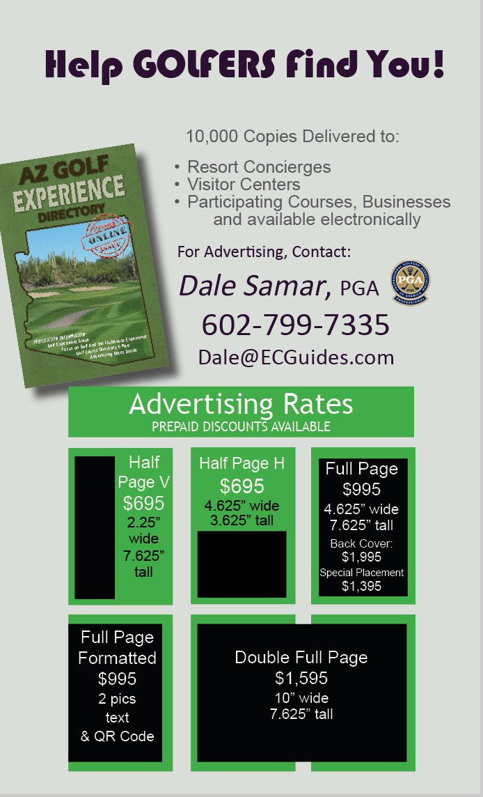 Advertising - Arizonas Golf